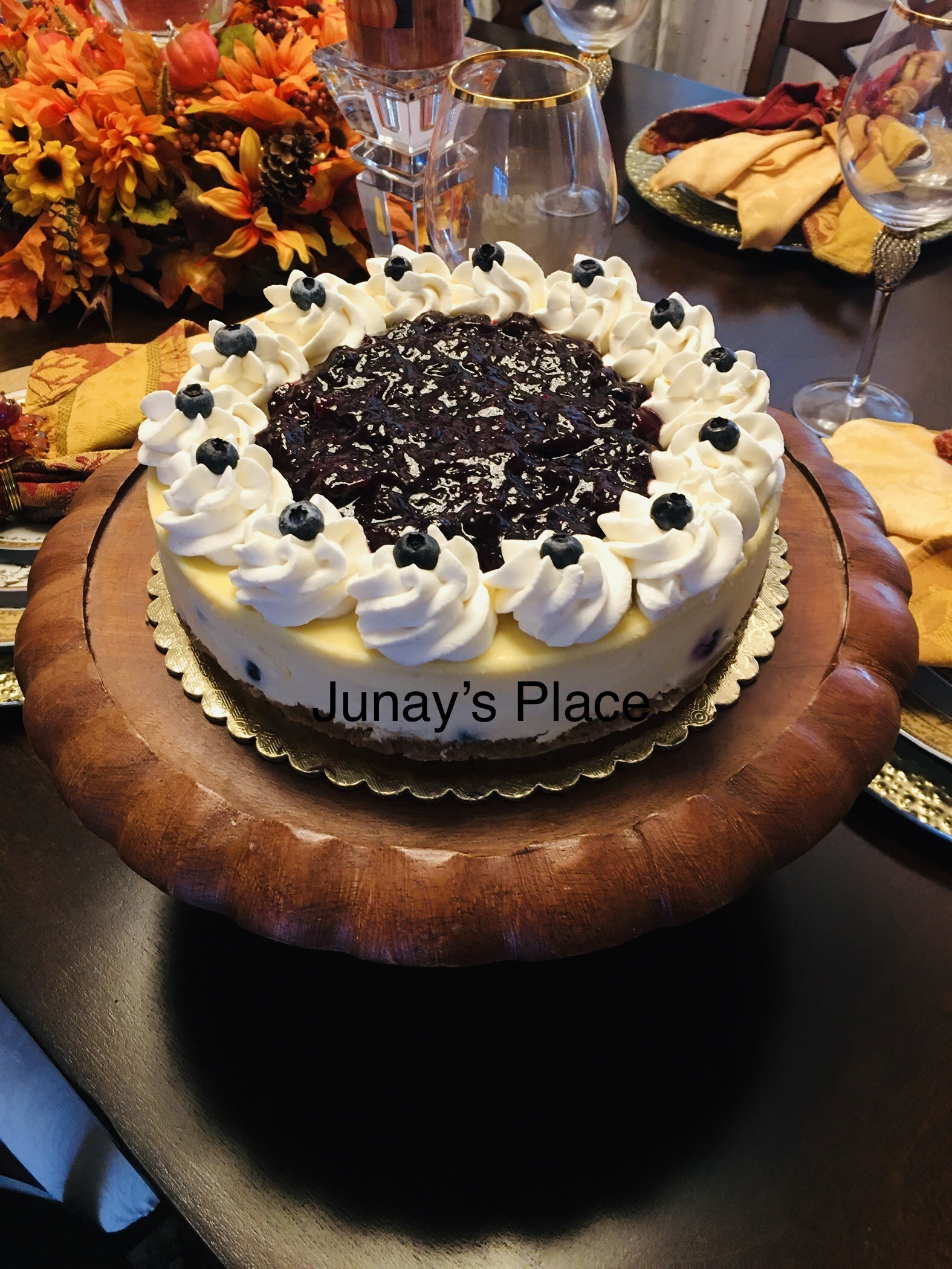 Blueberry Cheesecake - JUNAY'S PLACE